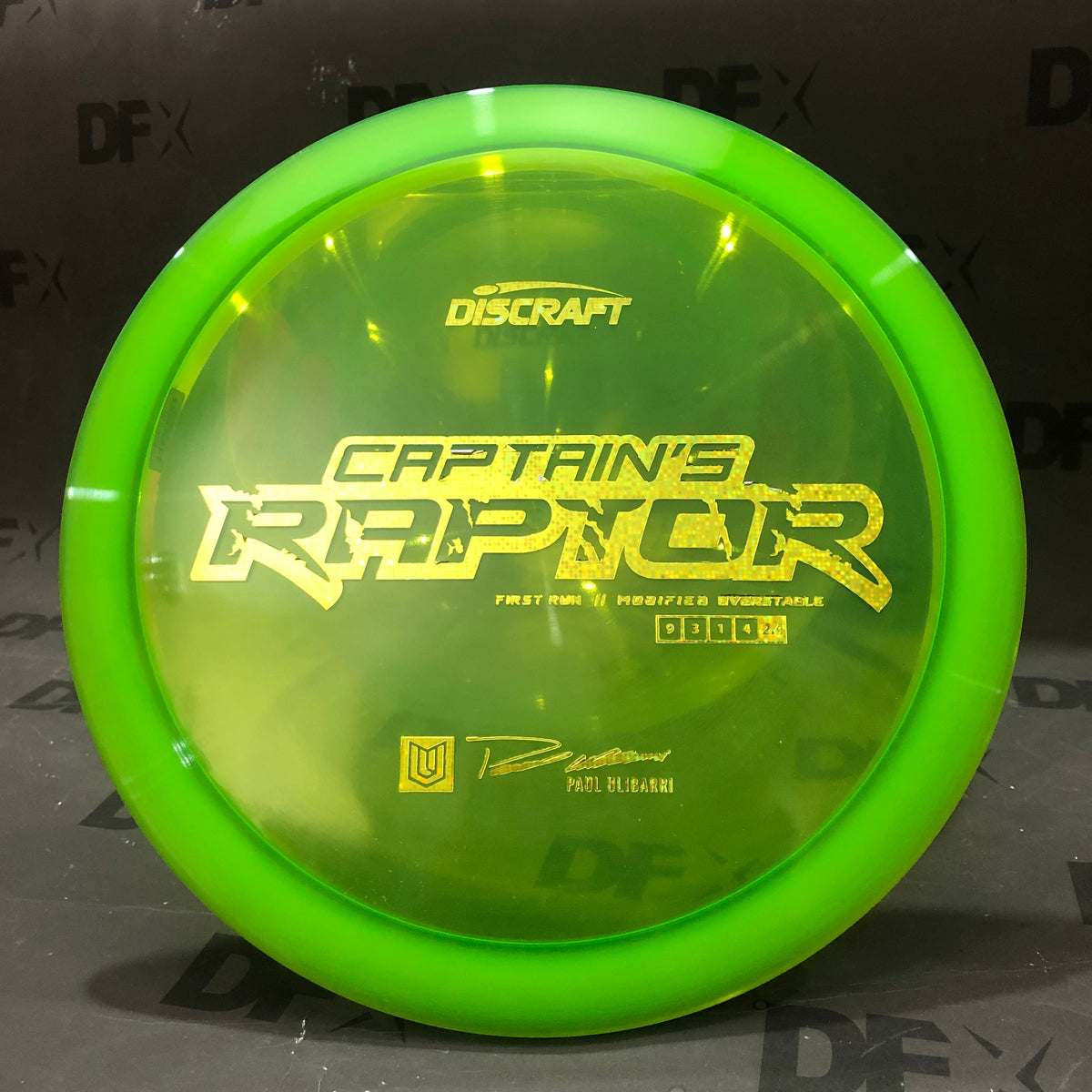Discraft - Captain's Raptor – DFX Discs